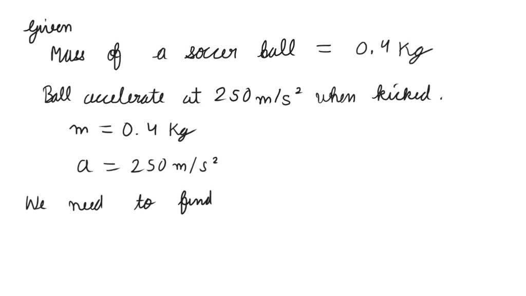 SOLVED: Calculate the amount of horizontal force needed to make a 0.4 ...