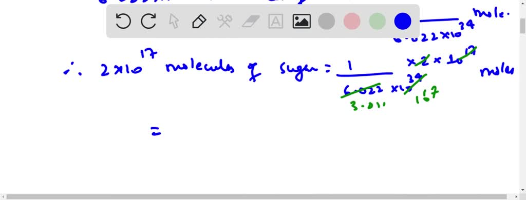 SOLVED:a) A sugar crystal contains approximately 2.0x1017 molecules of ...