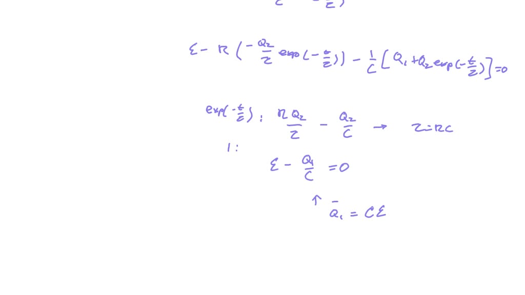A capacitor C=0.001 farad in series with a resistor R= 200 ohms is ...