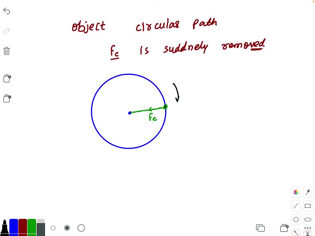 SOLVED: An object is moving in a circular path. If the centripetal ...
