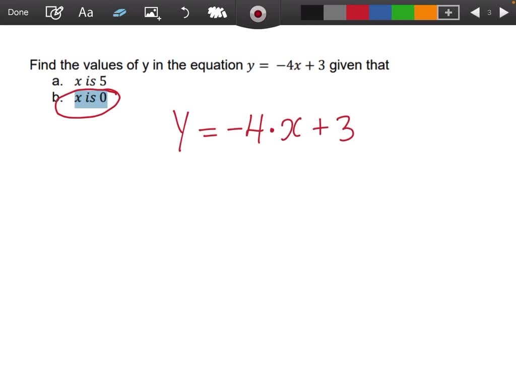 SOLVED: Fractions: Complete the table by writing the equation in the form Ax + By and determine ...