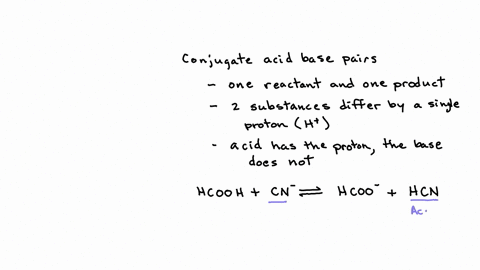 Given the acid base proton transfer reaction in the previous...
