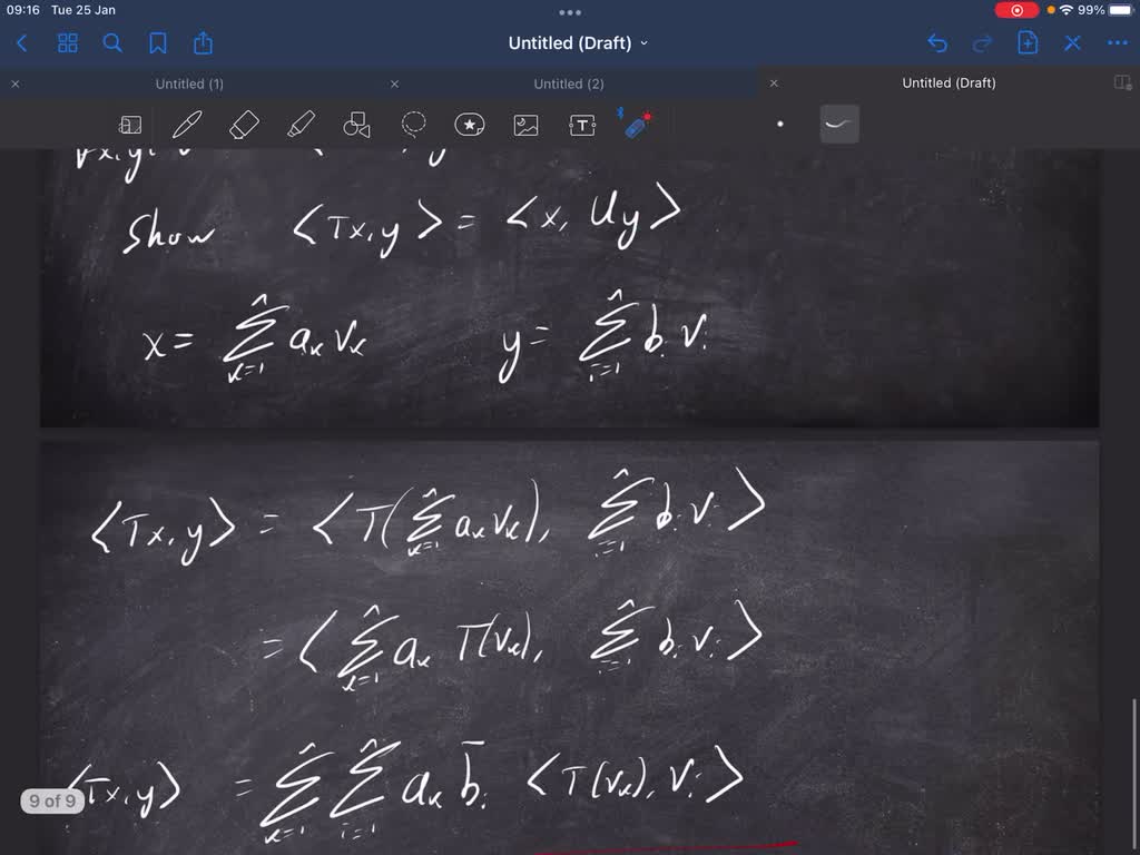 Solved A Summarize Concepts Of A Linear Space And Its Dual Define