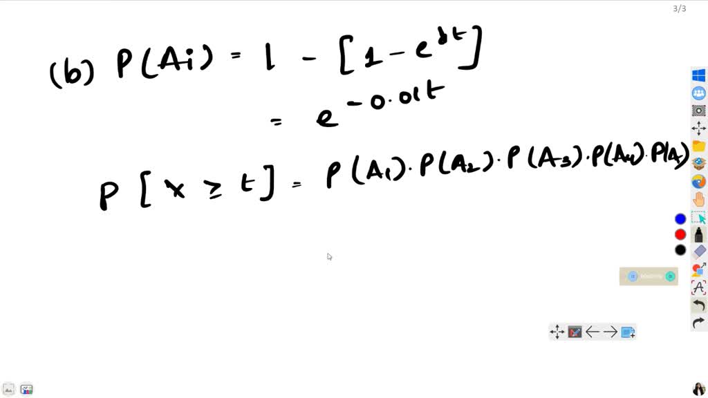 SOLVED: A system consists of five identical components connected in ...