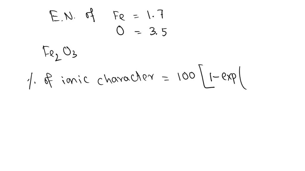 SOLVED: With the aid of the periodic table shown below, calculate the ionic character (in ...