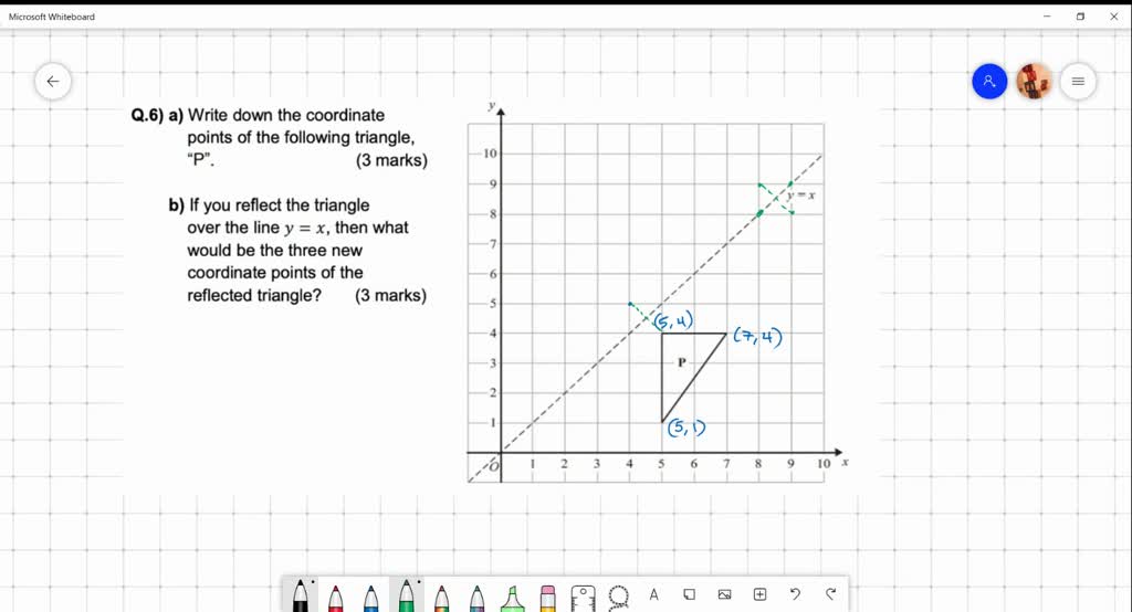 SOLVED: 1) bayangan titik C oleh translasi T(1, -4) adalah C'(4, -1 ...