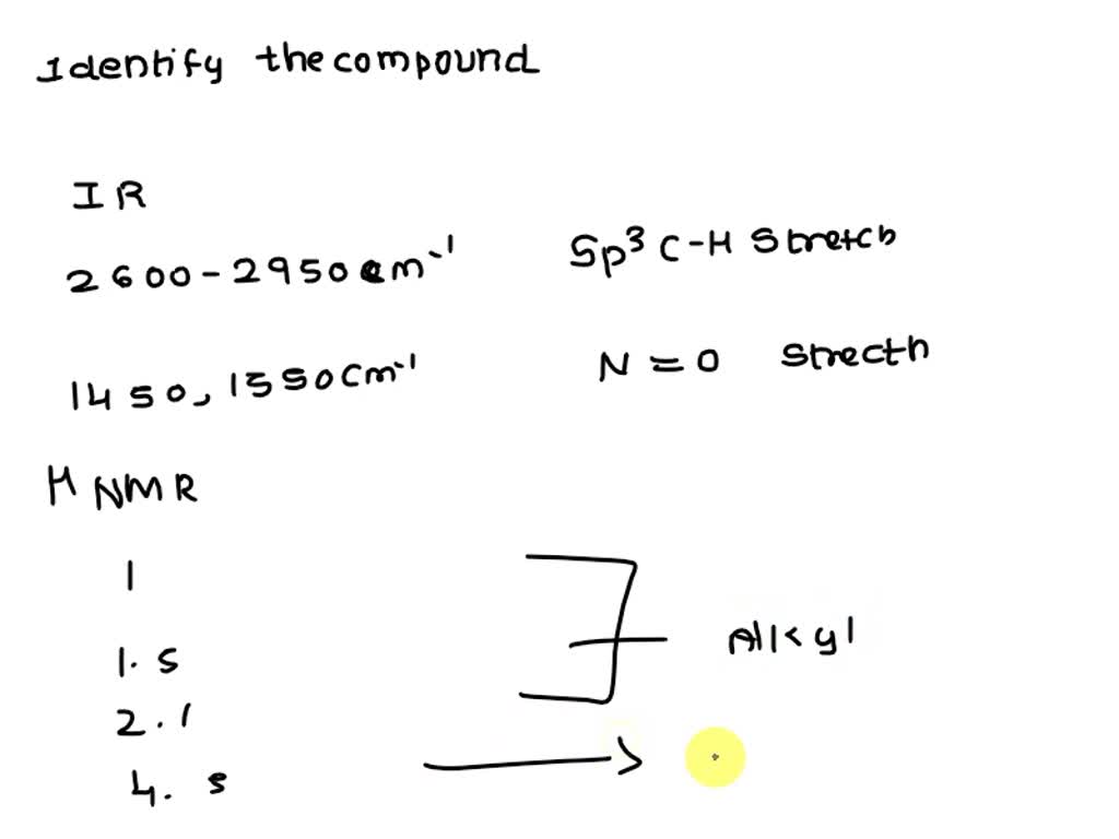 SOLVED: Determine the structure of the compound A using the spectra given below: Indicate what ...