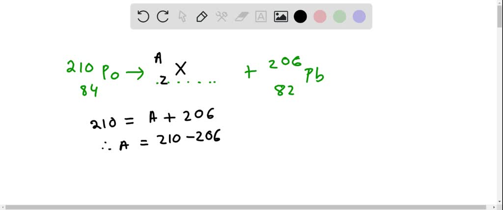 One of the last steps in the disintegration of uranium is 210 Bi 210 Po ...