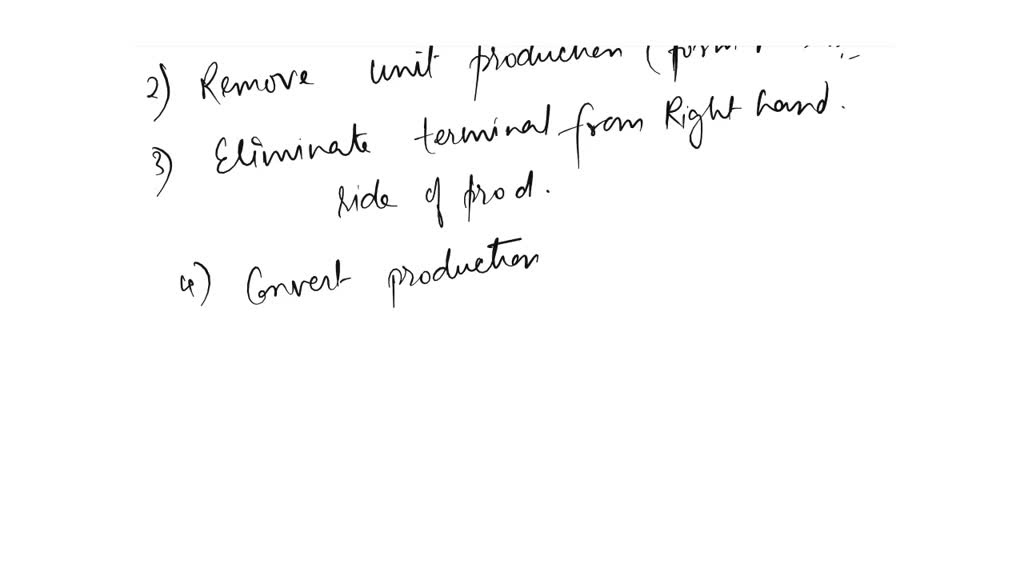 SOLVED: Is the following context-free grammar in Chomsky normal form ... SOLVED: Is the following context-free grammar in Chomsky normal form ...