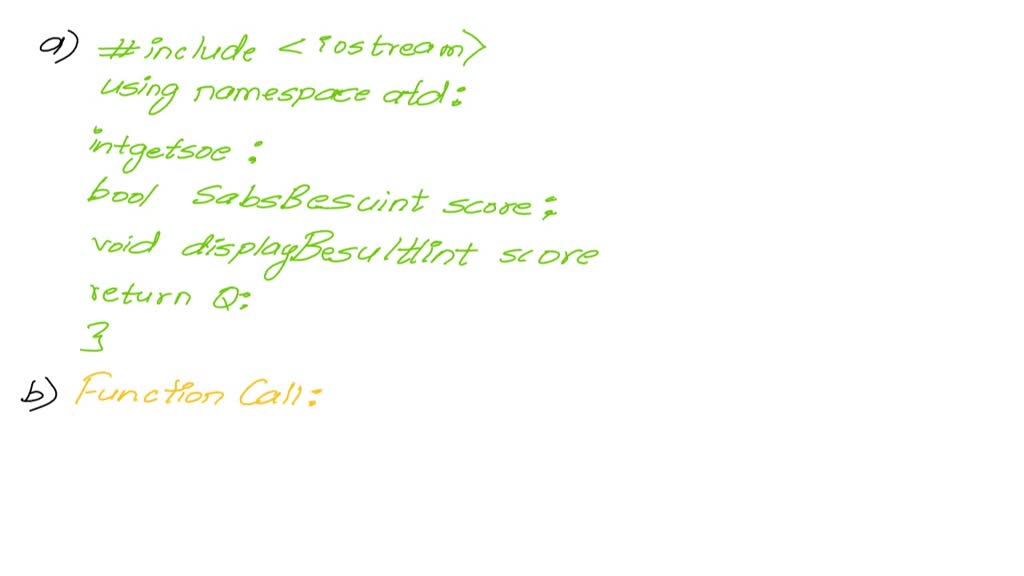 Solved For The Program Example Given Below Show The Stack State Activation Record Instance