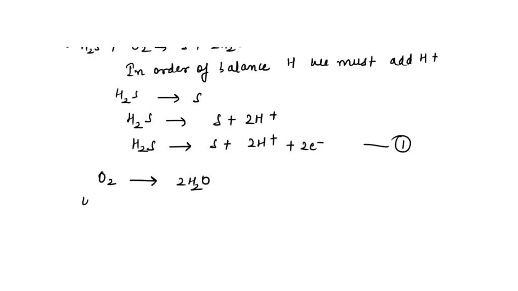 SOLVED: Without organisms, hydrogen sulfide reacts with dissolved ...