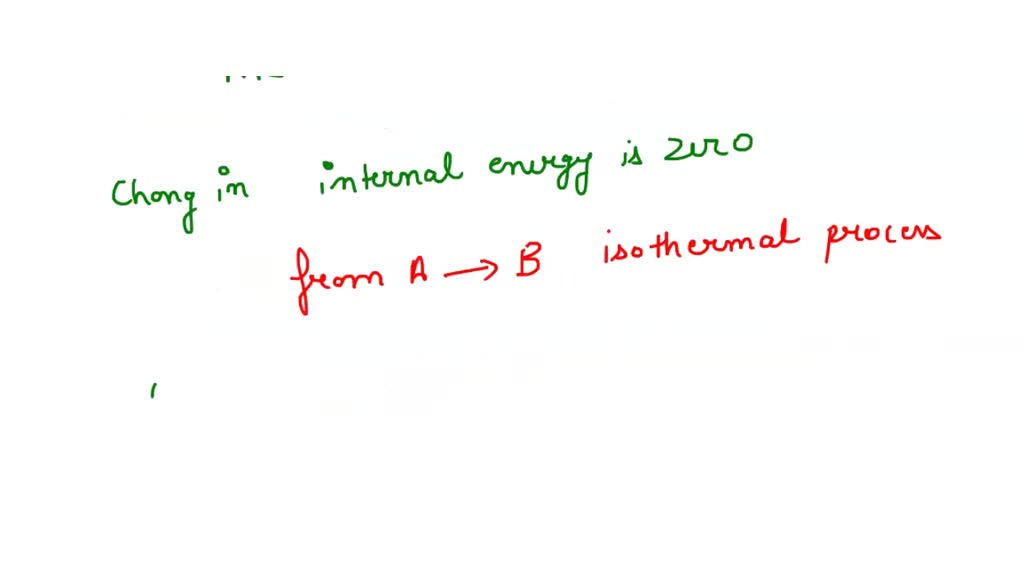 SOLVED: '5. An ideal monoatomic gas (Cv=12.SJ/K) is taken through the ...