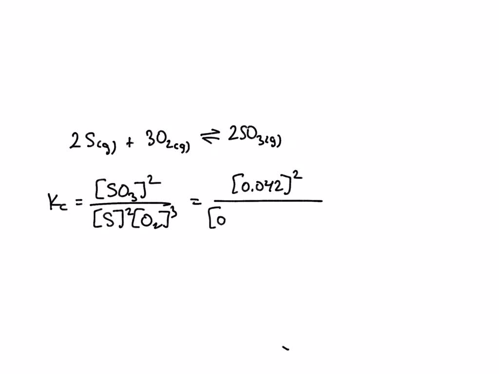 SOLVED: Sulfur reacts with oxygen to form sulfur trioxide, according to ...