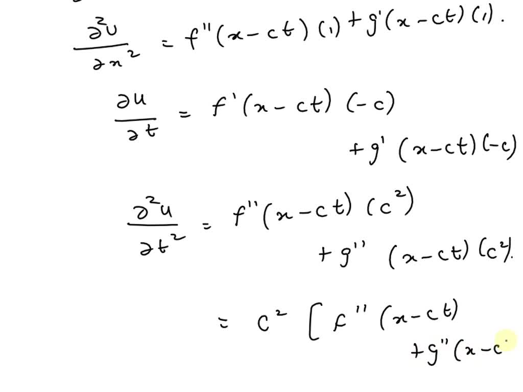 SOLVED: a) Show that any twice continuously differentiable function of ...