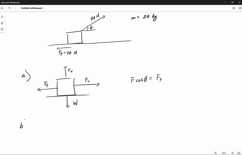 SOLVED: Q14) woman at an airport is towing her 30 Kg suitcase at ...