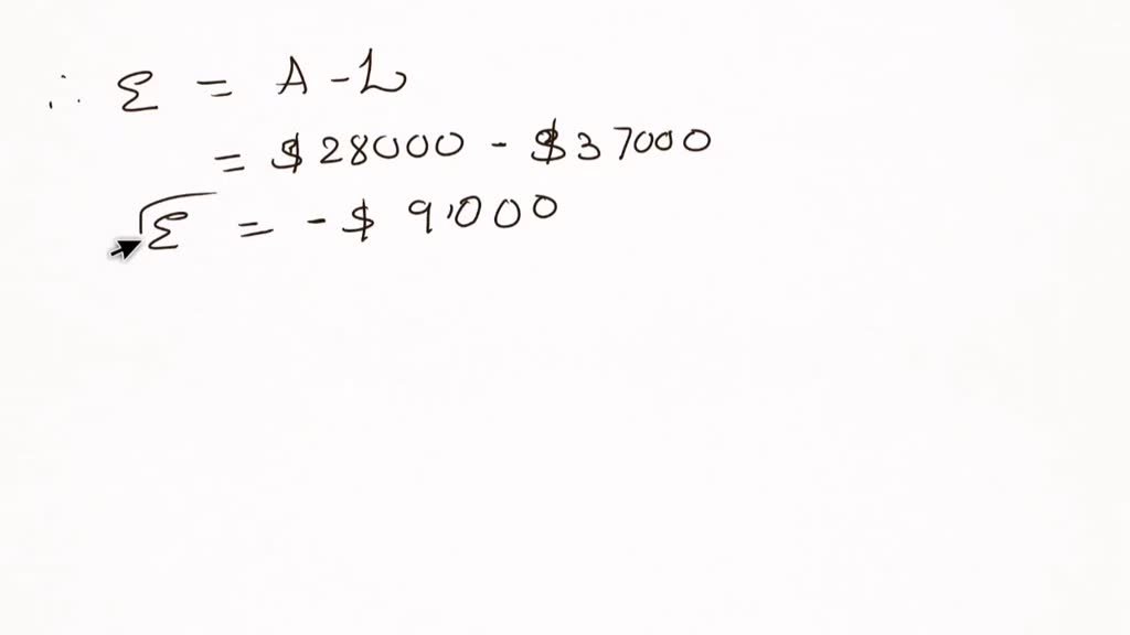 SOLVED: Accounting Determine the missing amount from each of the ...