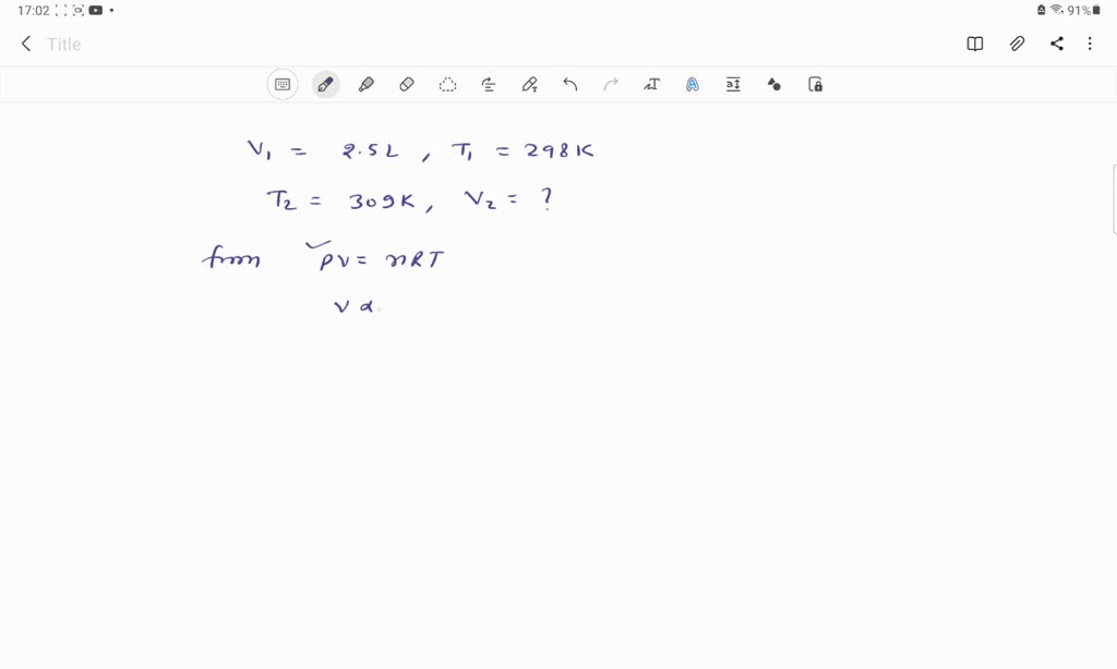 A gas initially at STP is changed to 248 K. Calculate the final volume of the gas.