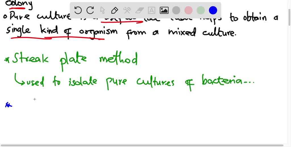 SOLVED: What are the advantages of the pure culture technique and ...