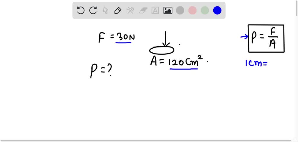 SOLVED: A student observed and compared the pressure exerted by a solid ...