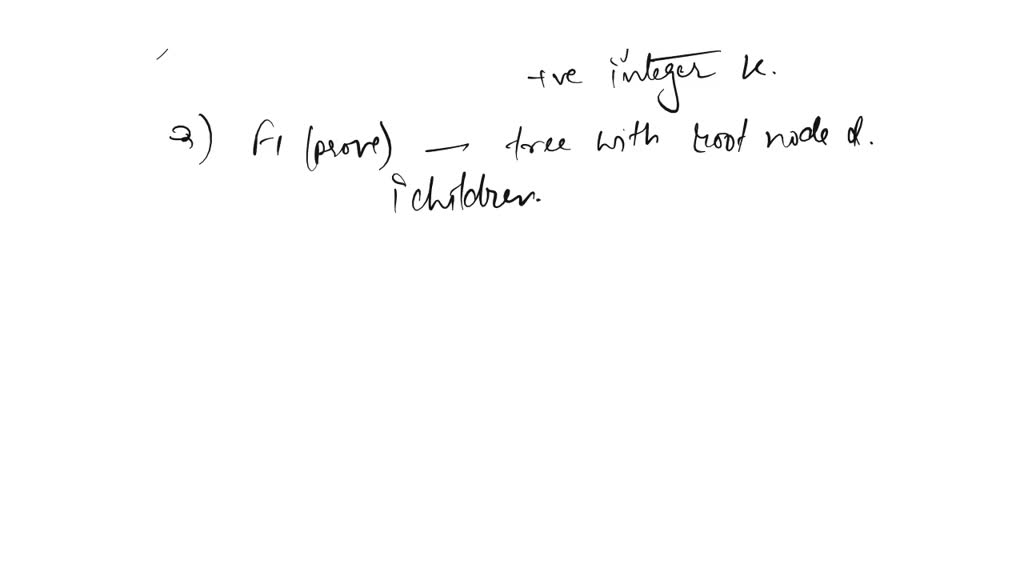 Solved In A Fibonacci Heap Is It Possible To Create A Tree Of Arbitrarily Large Height K In