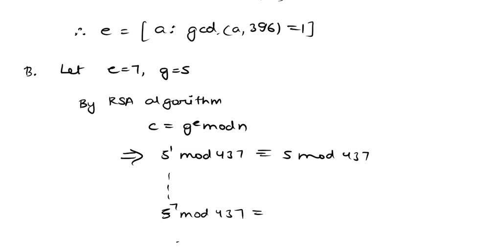 SOLVED: Given that the strong letter g corresponds to the encrypted ...