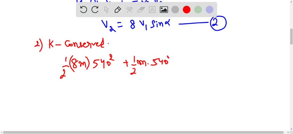 SOLVED: Two objects of masses m and 8m are moving toward each other along the x-axis with the ...