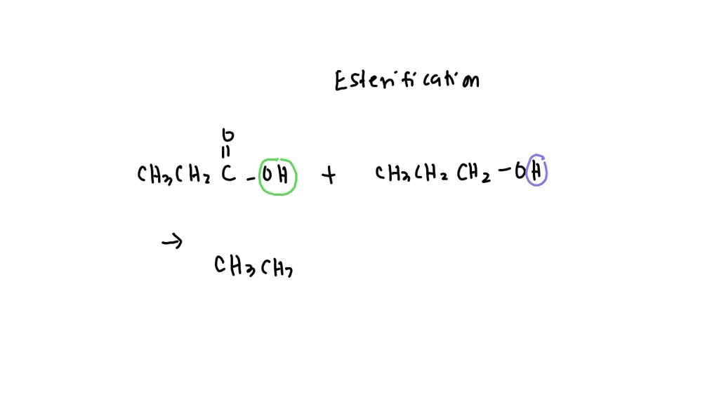 SOLVED: provide the structural formula for the following esterfication ...