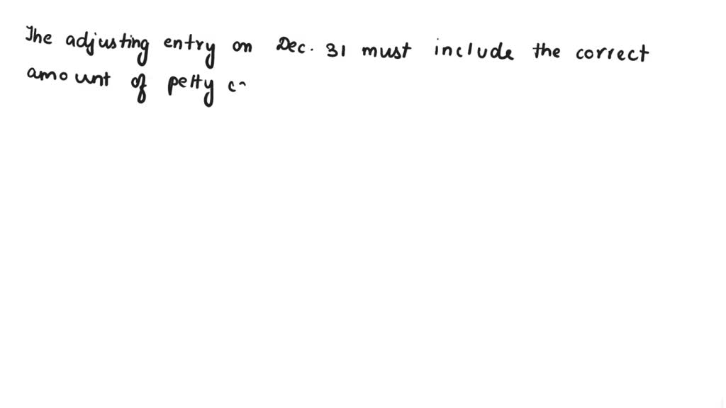 SOLVED: Lucy keeps her petty cash book on the imprest system. The ...