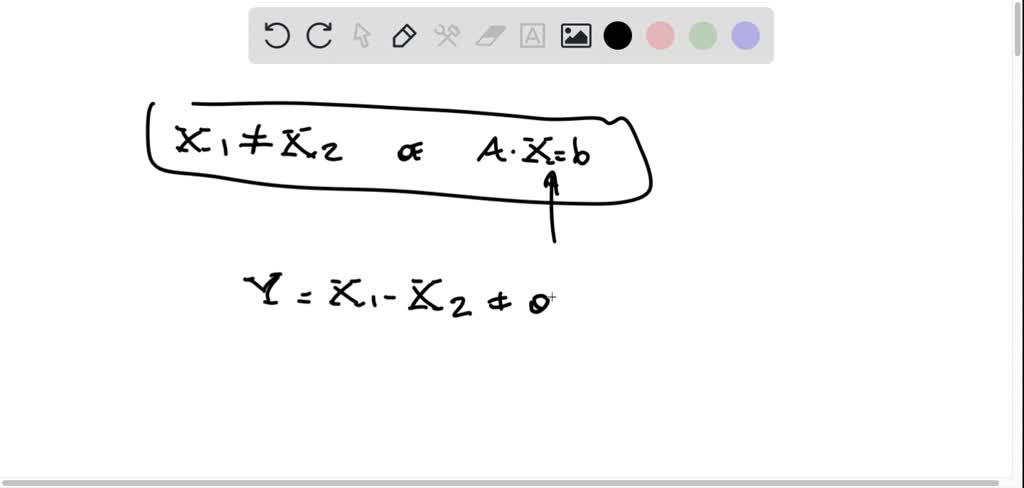 SOLVED: Linear Algebra 1). If X1 and X2 are two distinct solutions to ...
