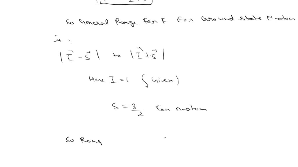 SOLVED: The electronic ground state configuration of atomic nitrogen is ...