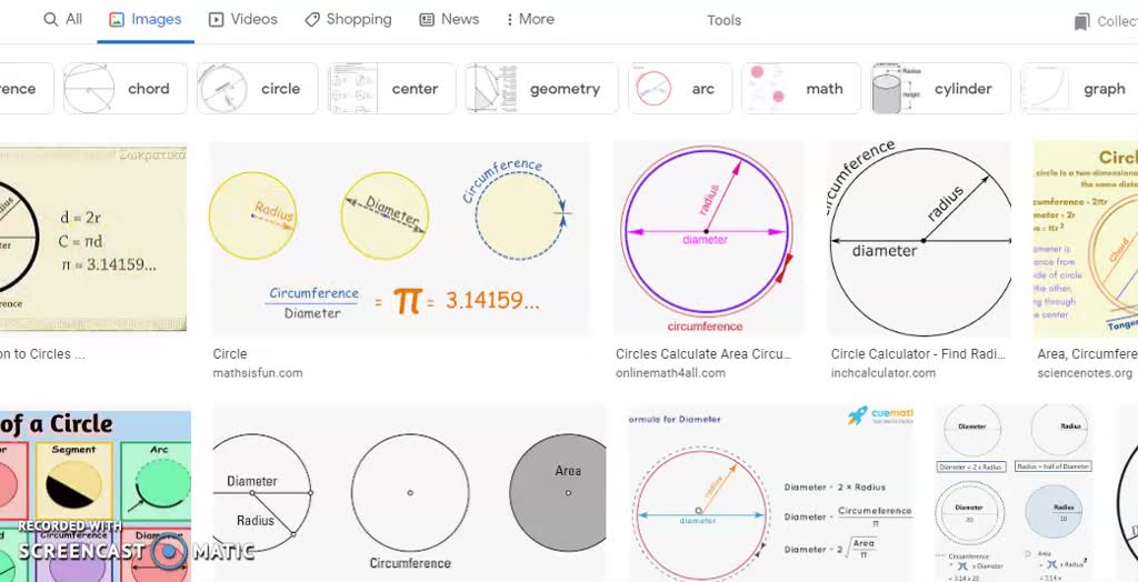 SOLVED: 'True or False: The radius of a circle is half the size of the ...