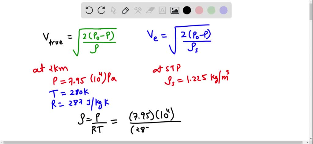 SOLVED: Question 5 2 pts A Pitot-static tube is used to measure the ...