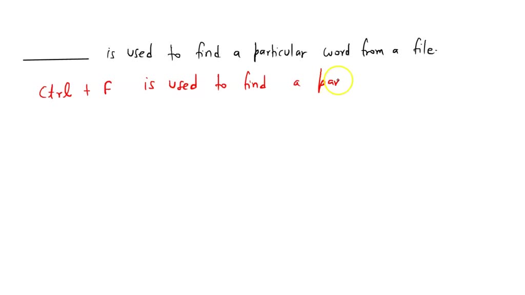 Solved The Term Is Used To Describe A File That Contains Lists Of Filenames