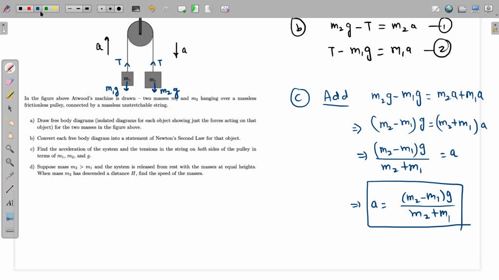 SOLVED: A physics lab to demonstrate static equilibrium has the pulley ...
