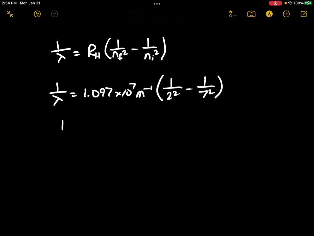 SOLVED: The Balmer equation can be extended beyond the visible portion ...