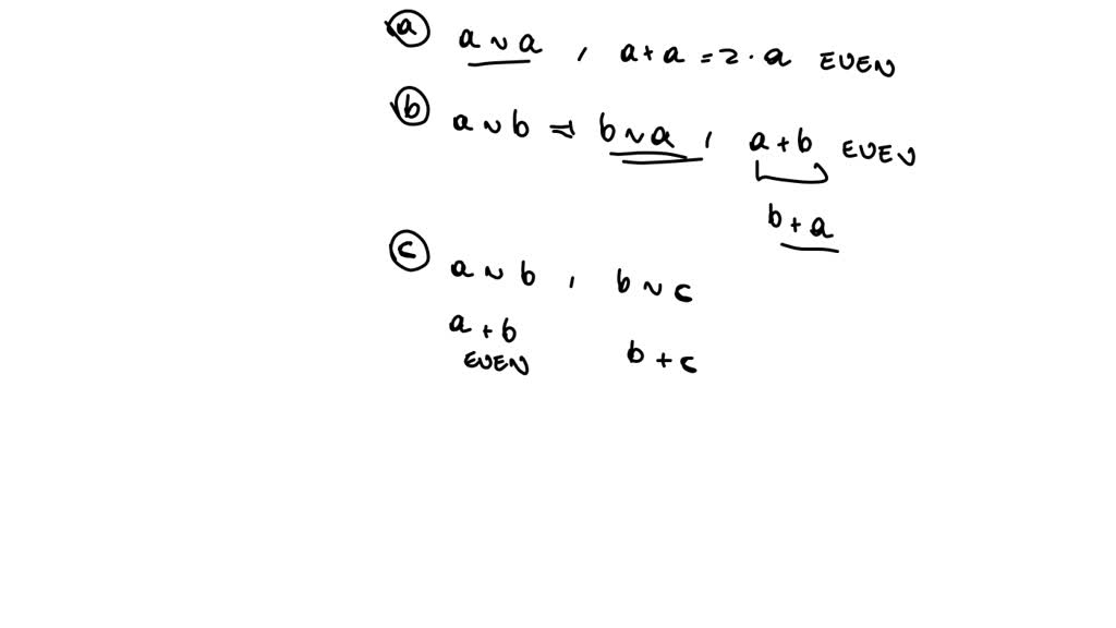 Solved 50 Let S Be The Set Of Integers If A B ∈ S Define Arb If A