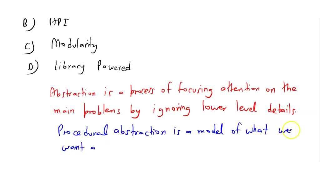 SOLVED: Which term refers to a solution to a large problem that is ...