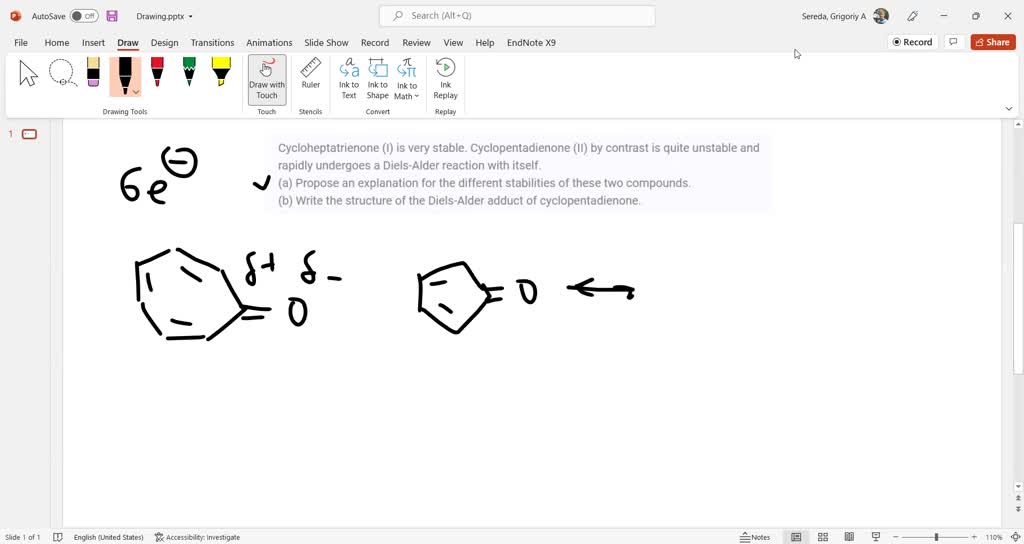 SOLVED: s All attempts t0 synthesize cyclopentadienone product formed ...