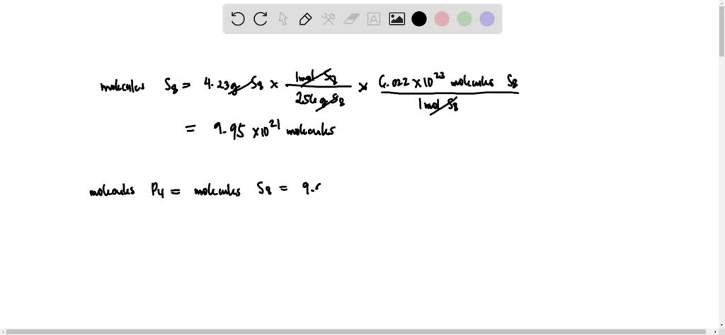 SOLVED: Phosphorus has the molecular formula P4, and sulfur has the ...