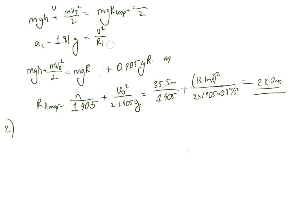 SOLVED: You are designing the section of a roller coaster ride shown in ...