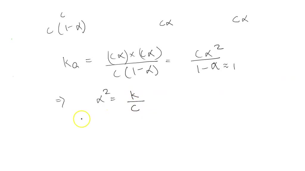 SOLVED: Calculate the acid or base dissociation constants (Ka or Kb ...