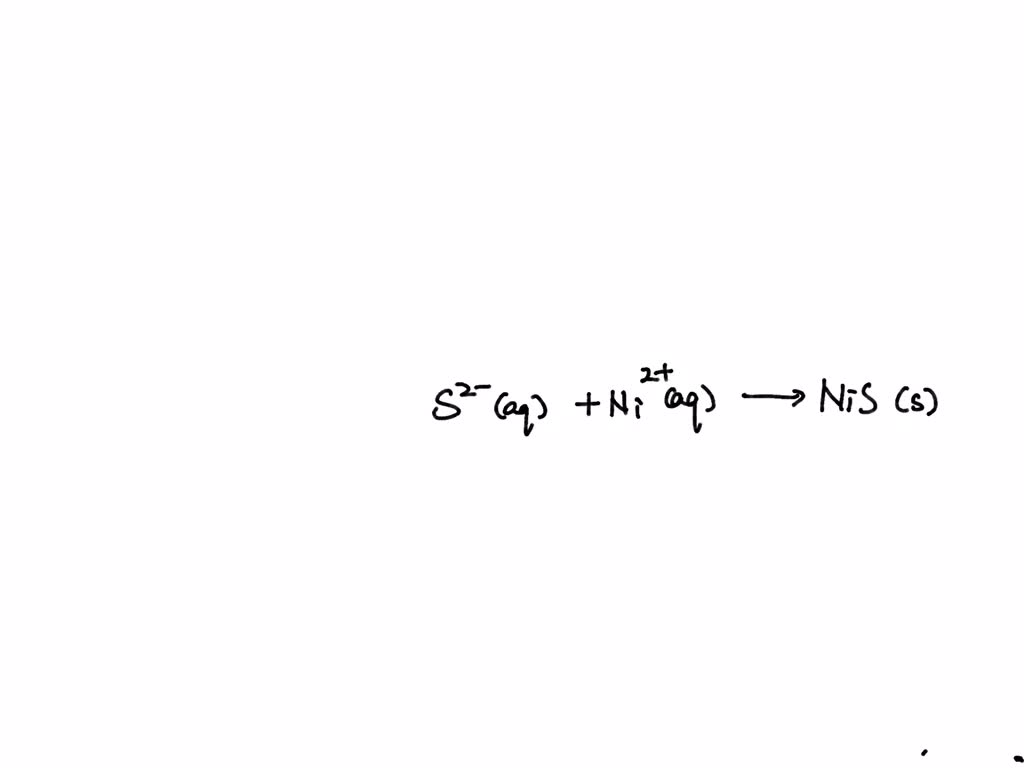 SOLVED: Write the balanced net ionic equation for the reaction when Naâ ...