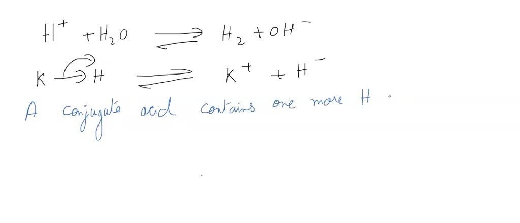 SOLVED: Potassium hydride (KH) is a source of the strongly basic ...