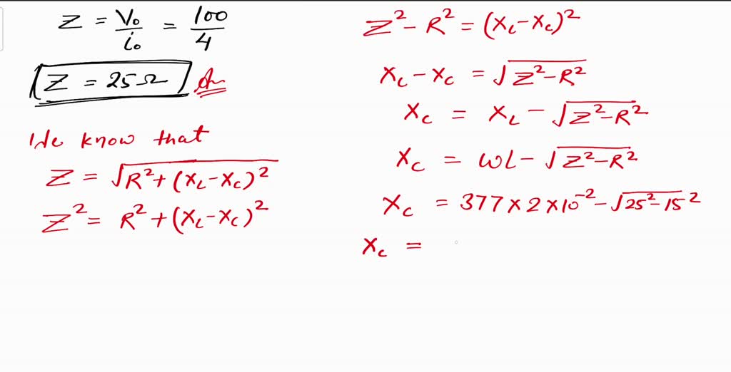 SOLVED: Consider a parallel RLC circuit with R = 30 ohms, L = 90 mH ...