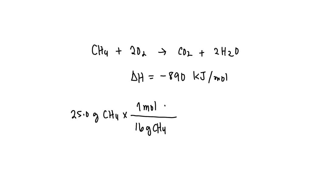 SOLVED: This equation describes the combustion of methane: CH4 (g) + 2 ...