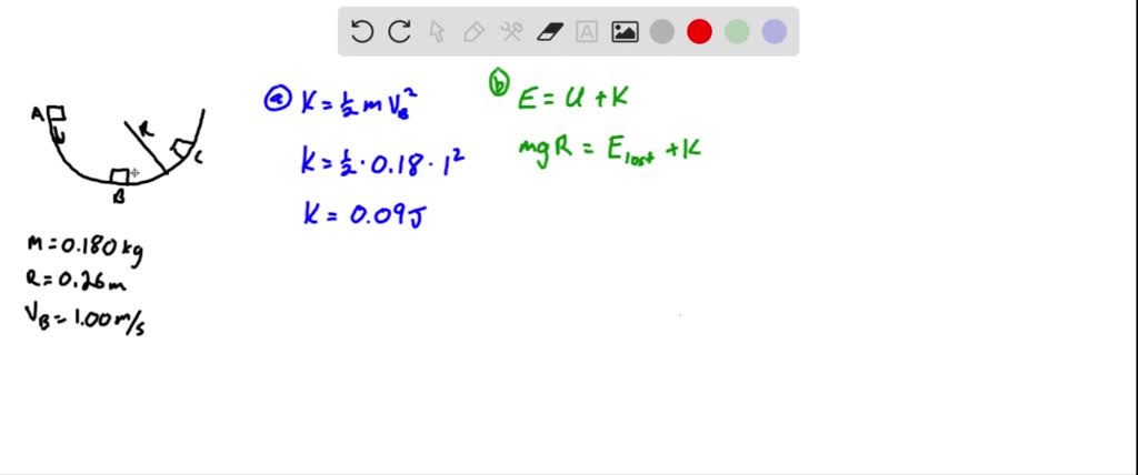 SOLVED: 180-g particle on the inside of smooth hemispherical bowl of radius R 26.0 cm (see the ...