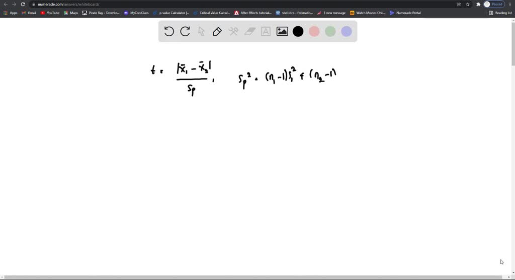 SOLVED: When calculating Cohen’s d (a standardized effect size) for an ...