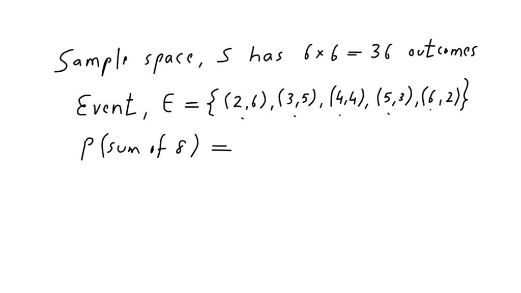 SOLVED: Use the formula for the probability of the complement of an event. Two dice are tossed ...