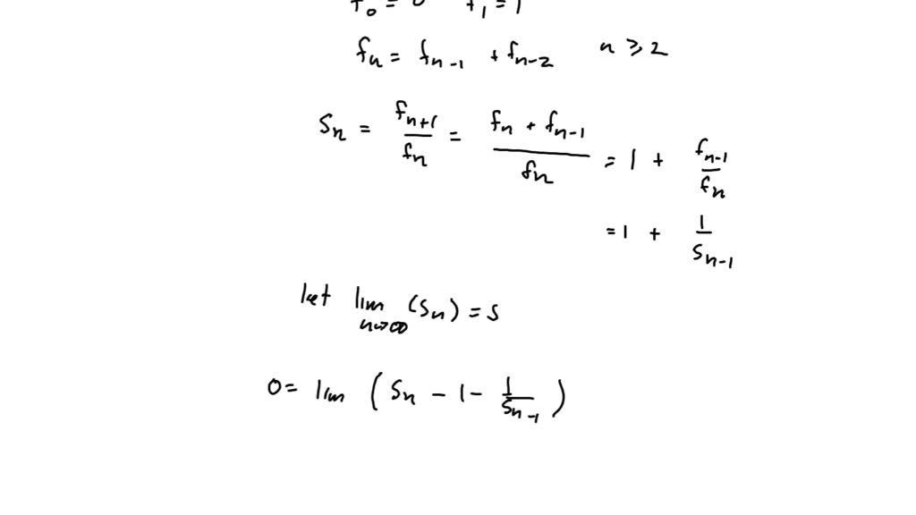 Solved 5 ⋆ 19 Let Fn Be The Fibonacci Sequence As Defined In Example 