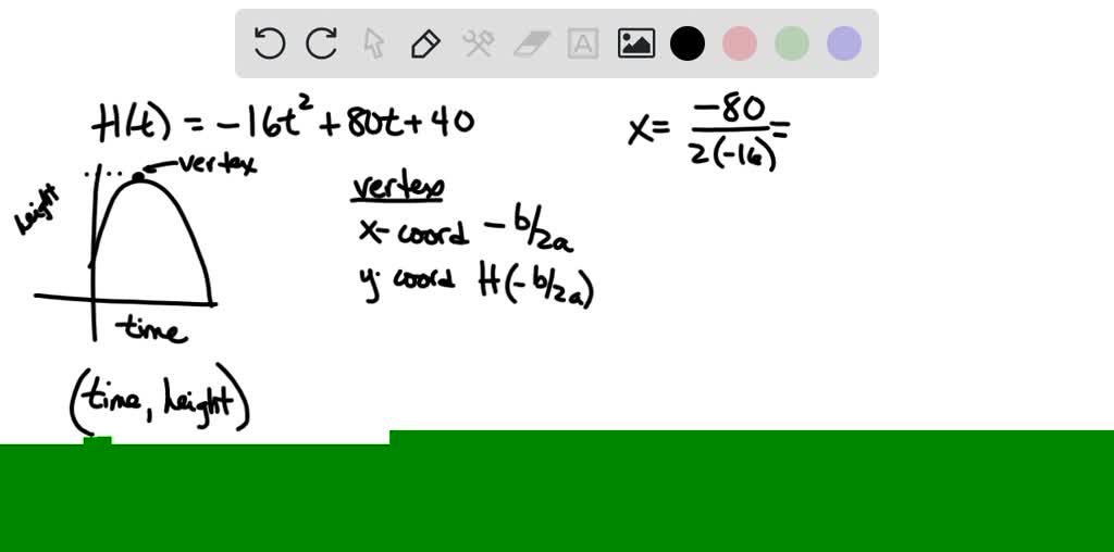 SOLVED: 14. A model rocket is launched at time /=0 from the top of a ...